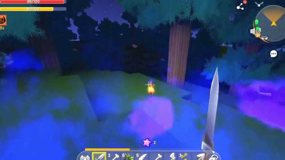 墨渊迷你世界荒岛求生:我在矿洞开天眼,挖到许多铁锭,做铁甲套