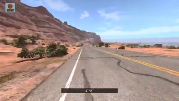 车祸模拟器:赛车对手突然爆炸后飞出跑道,这车损也太逼真了