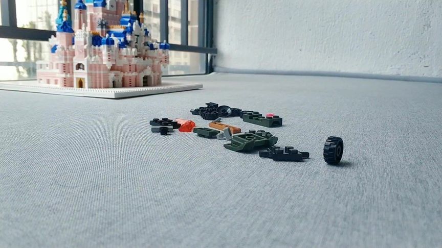 简单的拼装积木定格摄影#积木 #玩具 #拼装模型 #定格动画