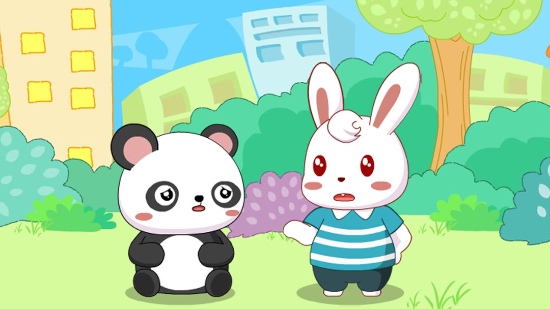 兔小贝安全教育动画 第1季 第13集 切勿在铁轨附近玩耍