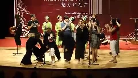 印尼巽他族传统乐器KARINDING表演及稻草人舞蹈在线播放网,视频...