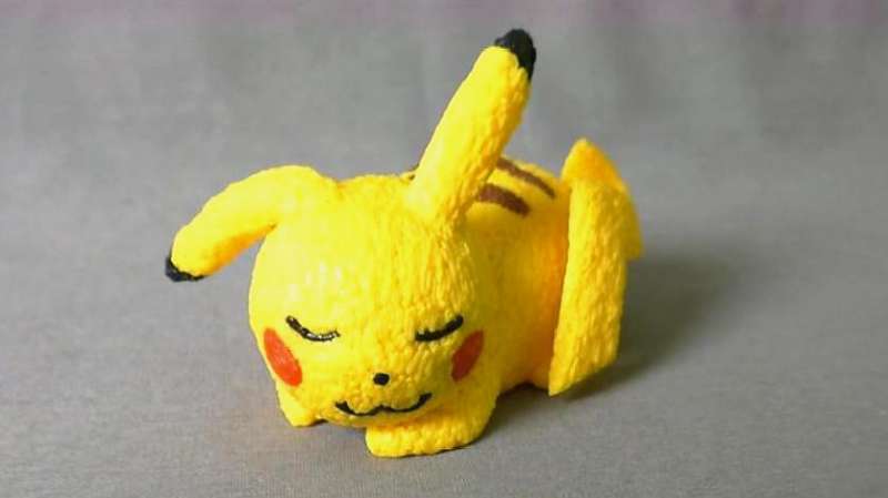 用3D打印笔制作一个皮卡丘,看完你学会了吗?