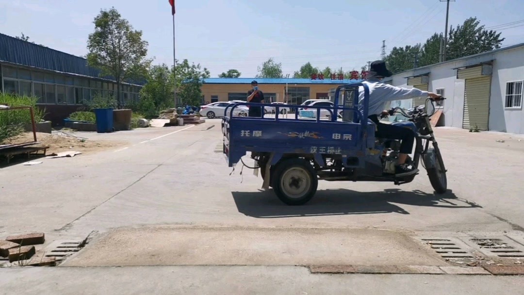 徐州摩托摩托车模拟科目二考试现场,看看简单吗