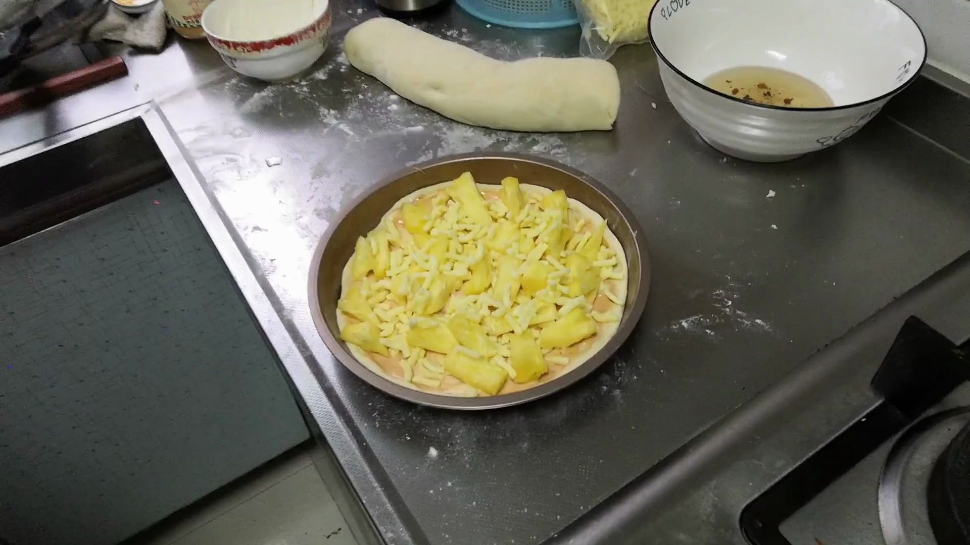 【居家劳动】隔壁小孩馋哭了の自制pizza