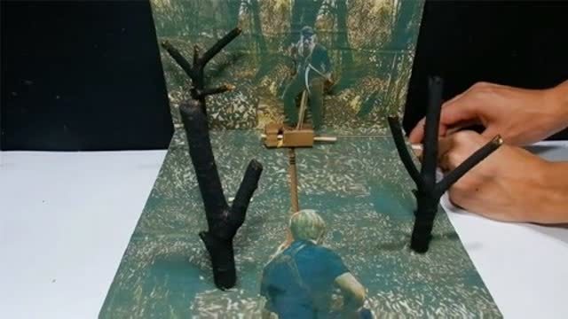 如何用纸板给孩子手工制作我的世界桌面游戏?