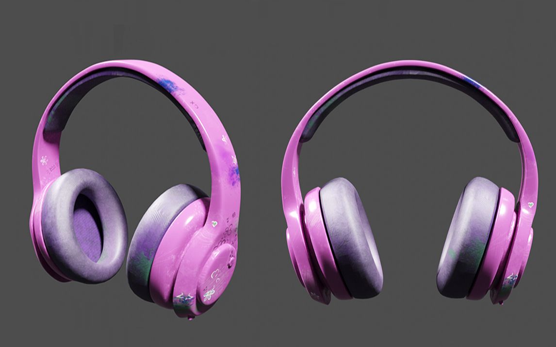 【3DMAX零基础】简单入门道具“耳机”模型制作详细教程!