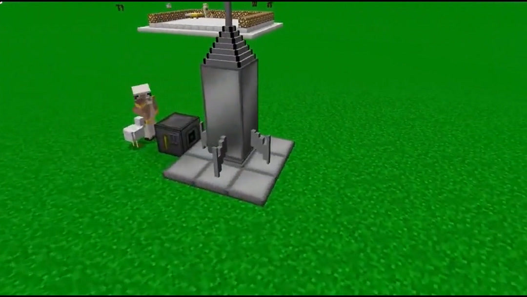 我的世界:建造宇宙飞船!看到菜鸟的作品,我笑了