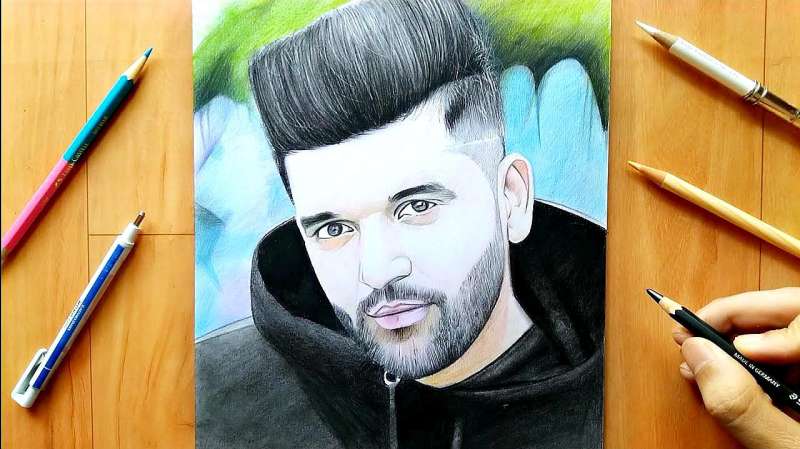 逼真的人物绘画视频,用铅笔就可以完成