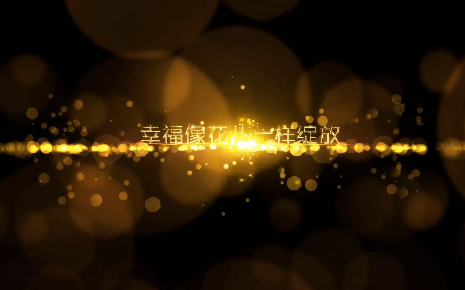 448唯美金色粒子对碰黄金字幕婚礼婚庆开场视频片头ae模板ae下载 ...