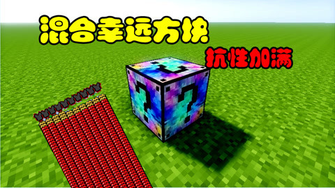 【小海】我的世界 混合幸运方块 抗性加满就是无敌哦