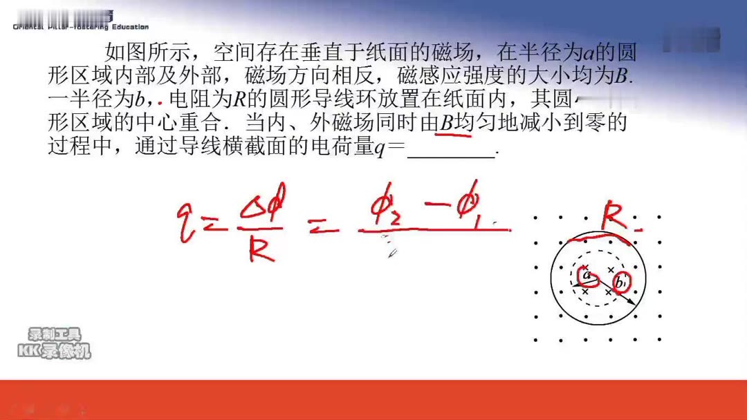 高中物理-高二电磁感应-电量的计算