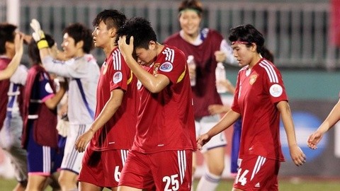 女足亚洲杯-中国加时遭日本绝杀 1-2无缘决赛