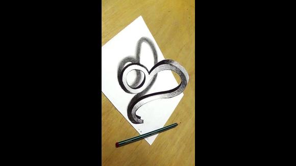 立体绘画全过程欢迎私信有绘画基础教程免费赠送。