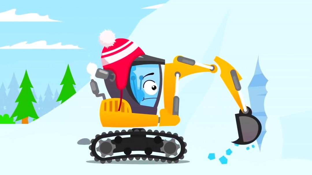 拖拉机钓鱼 儿童动画 工程车动画片大全 卡车动画 幼儿教育