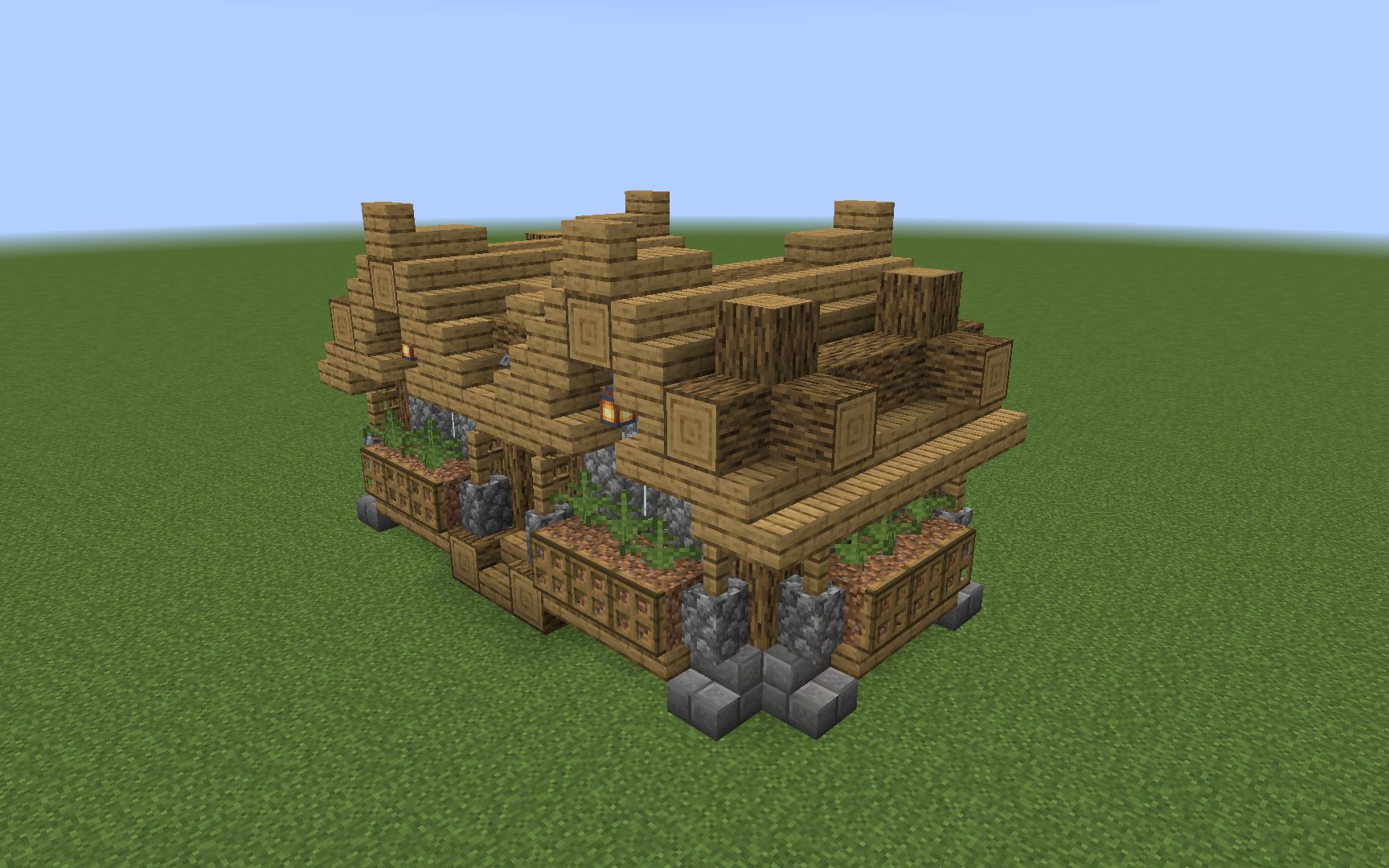 我的世界温馨小木屋建筑教程(GeForce Experience录制)