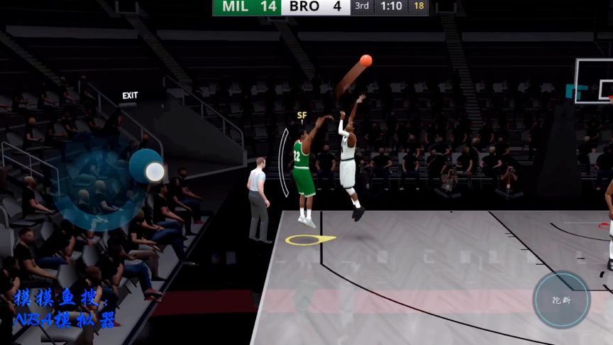 原来单机游戏也能这么玩#摸摸鱼 #NBA模拟器