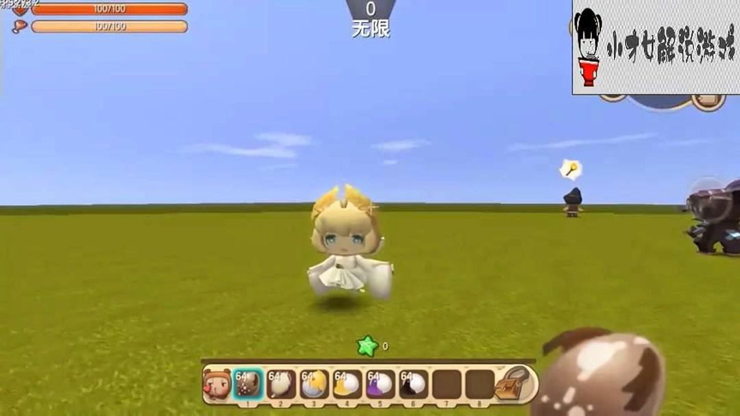 迷你世界:终于找到了三周年免费皮肤,跳的真高啊!