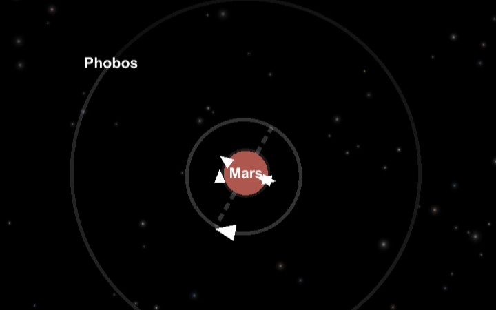 samxu17航天模拟器:发射一颗火星轨道卫星“西蒙三号”