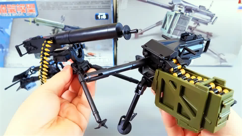 77元买了两款4D枪模,拼装起来还真像样子,你钟爱哪一把