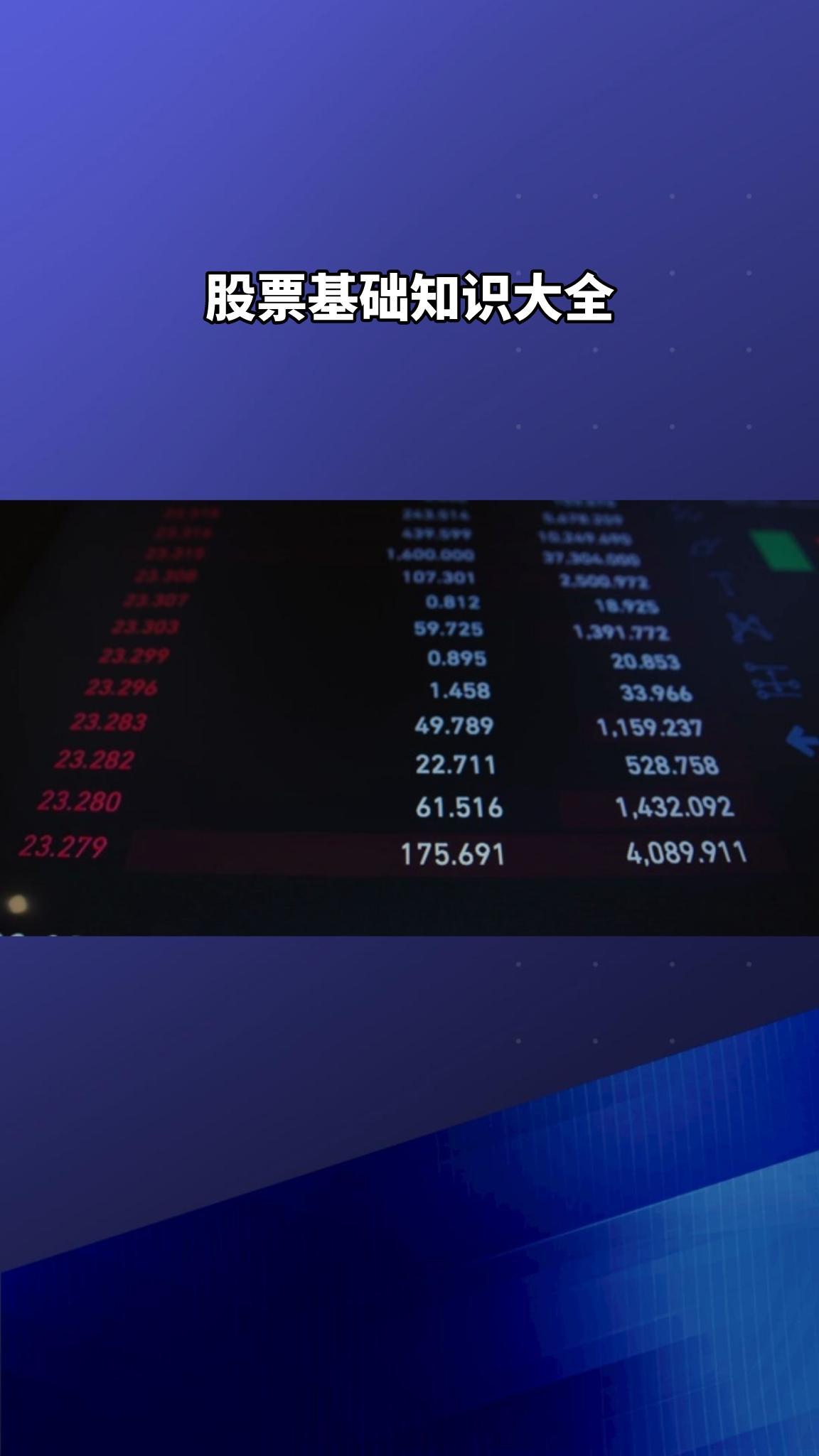 股票基础知识大全