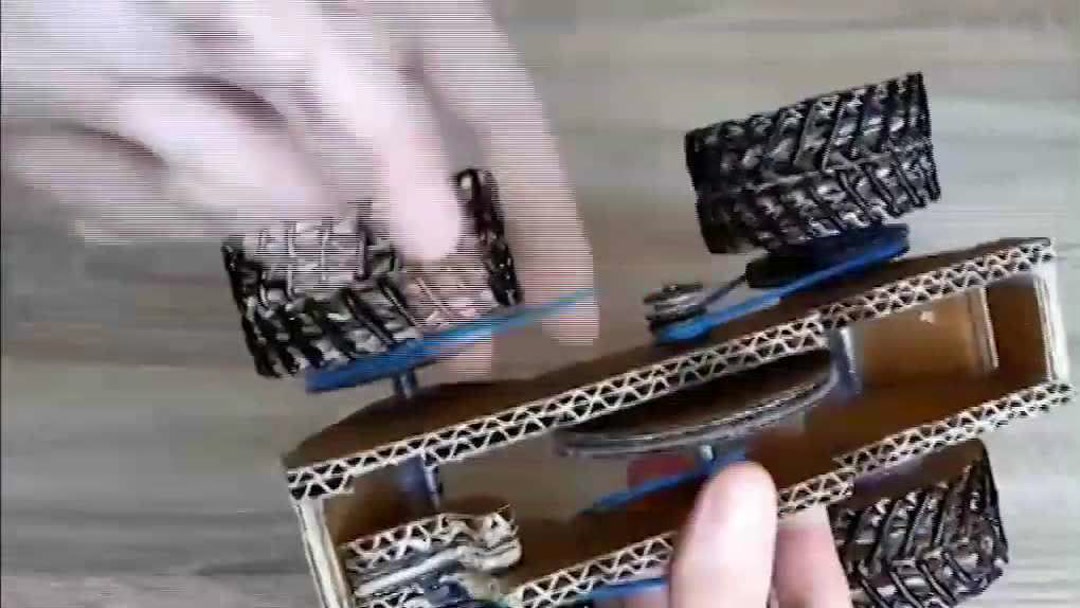 教你来做手工玩具电动汽车