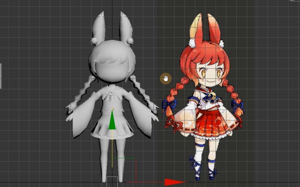 【传统手绘】从零开始角色、3Dmax卡通角色建模教程