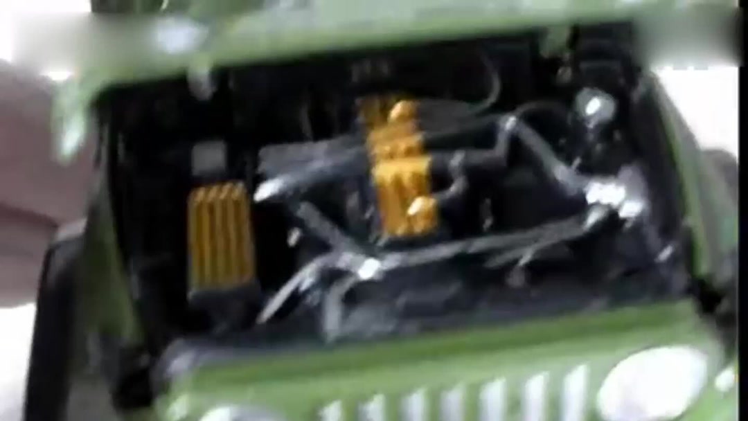 玩具吉普警车 合金汽车模型视频演示