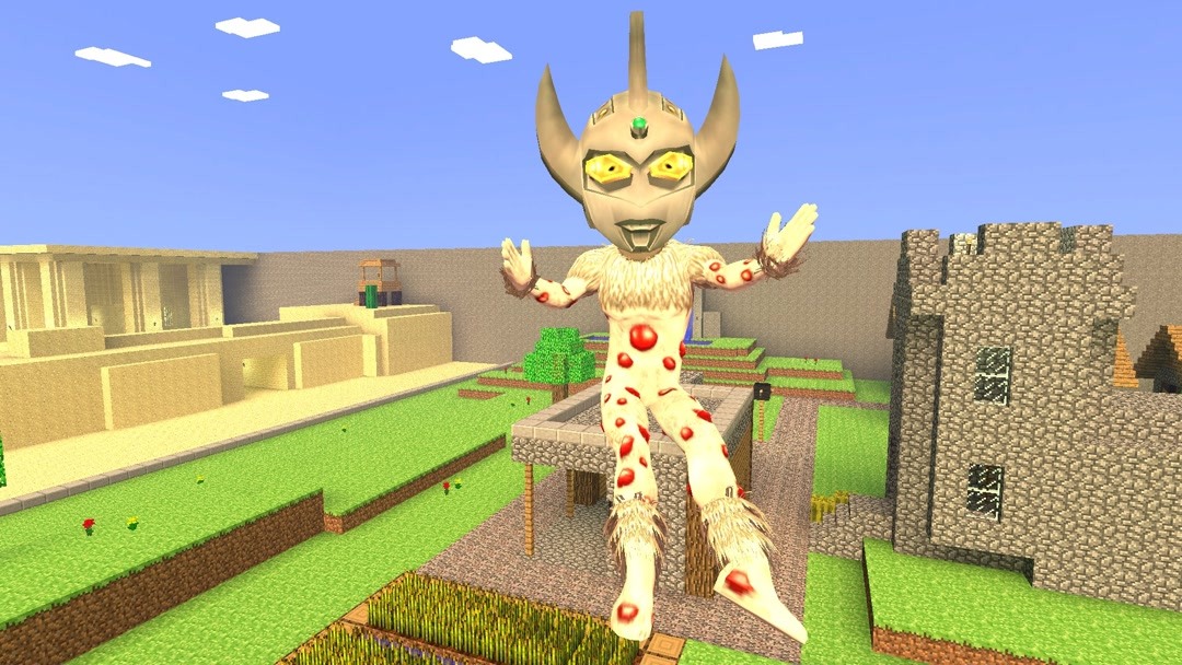 盖瑞模组:怪兽穿着泰罗奥特曼的衣服来到村庄要干什么呢?