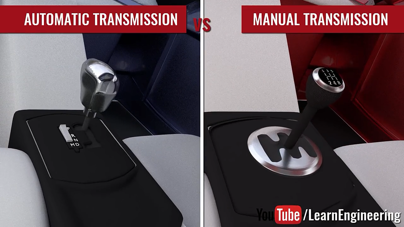 动画展示手动变速箱与自动变速箱的区别