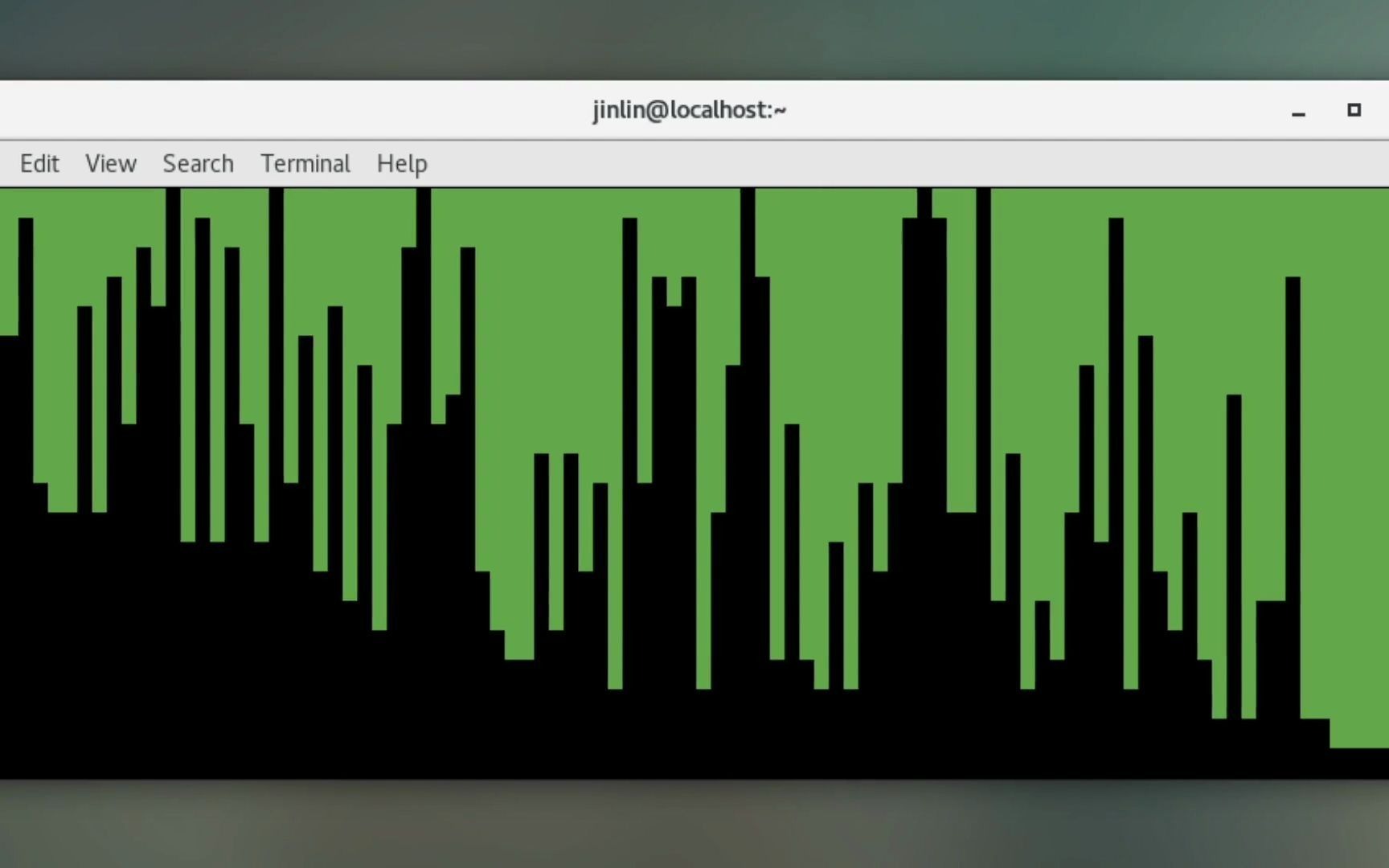 Shell编写排序算法可视化