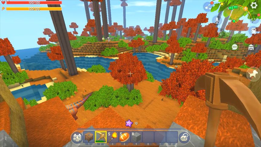 迷你世界粉丝联机生存,高级生存不容易,多米开始先做山顶洞人吧