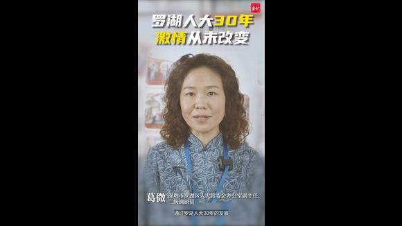 深圳市罗湖区人大常委会办公室副主任、三级调研员葛薇