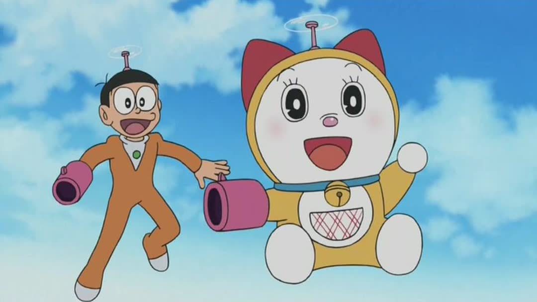 哆啦A梦:哆啦A梦道具在手,定时傻瓜弹,结果坏人当场跳舞!