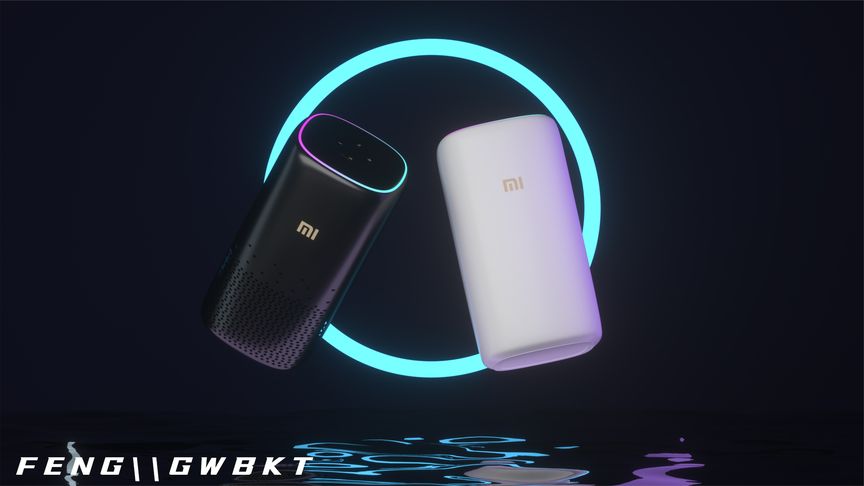 易学就会C4D教程第73节:小爱同学小米智能音响建模与渲染(3)