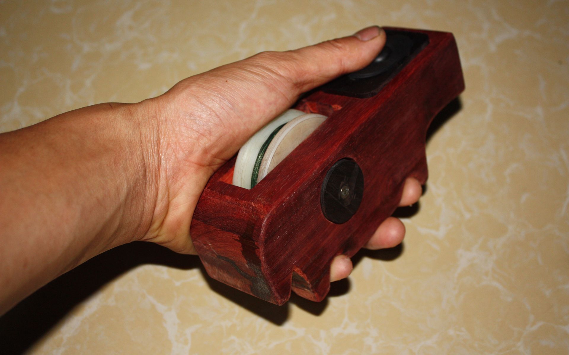 麦兜?墨斗?麦兜墨斗!爱好者自制另类木工工具