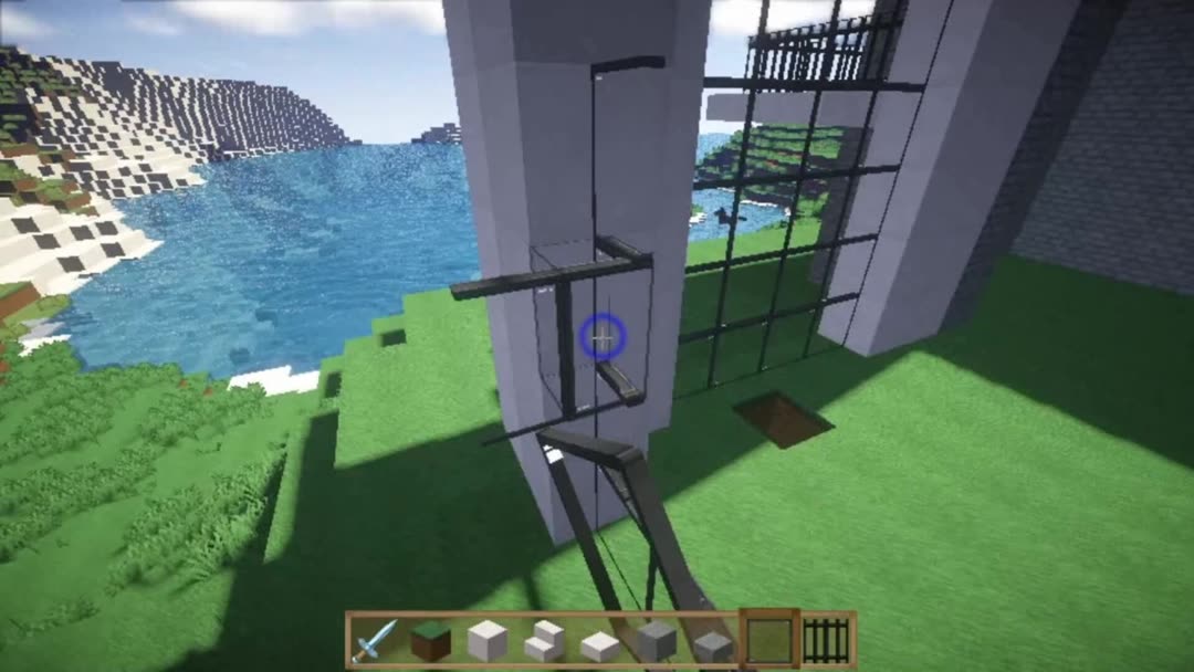 千树☆我的世界☆建筑小教学 - 海景别墅