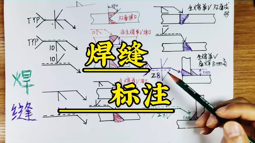 焊缝的标注#焊工 #铆工 #管工