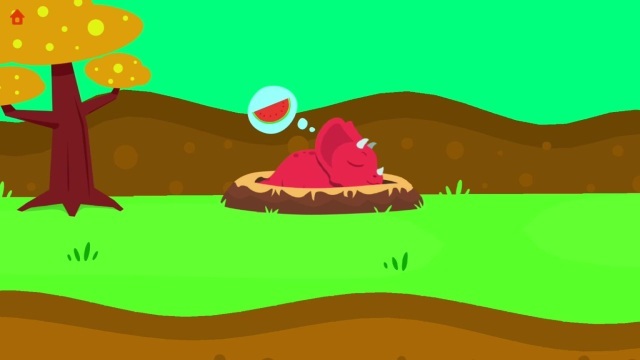 恐龙救援队_三角龙和霸王龙玩跷跷板