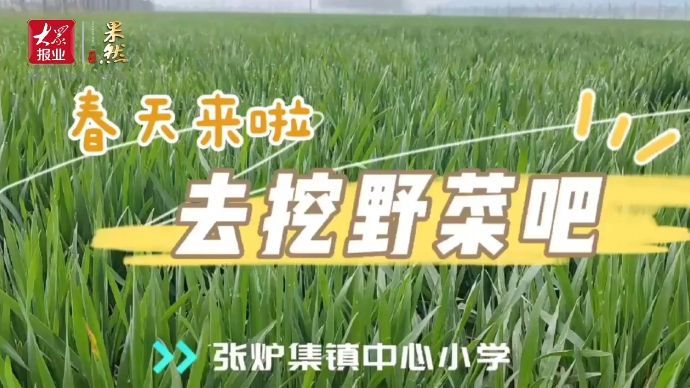 果然视频|东昌府区张炉集镇中心小学开展春日户外课堂实践活动