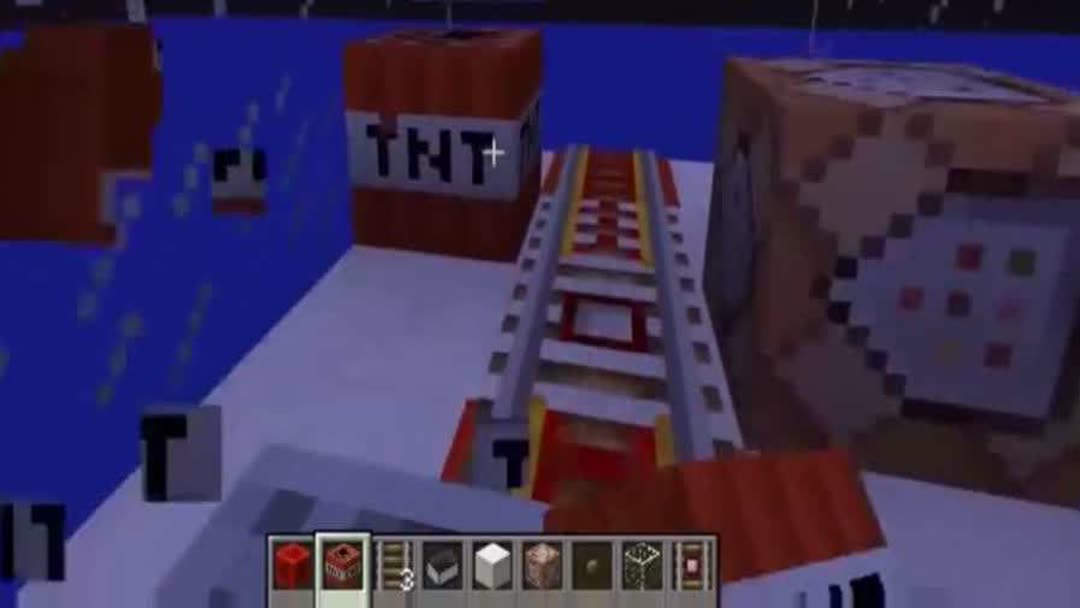 《我的世界》制造无限的矿车,只要地图无限大,矿车就一直开