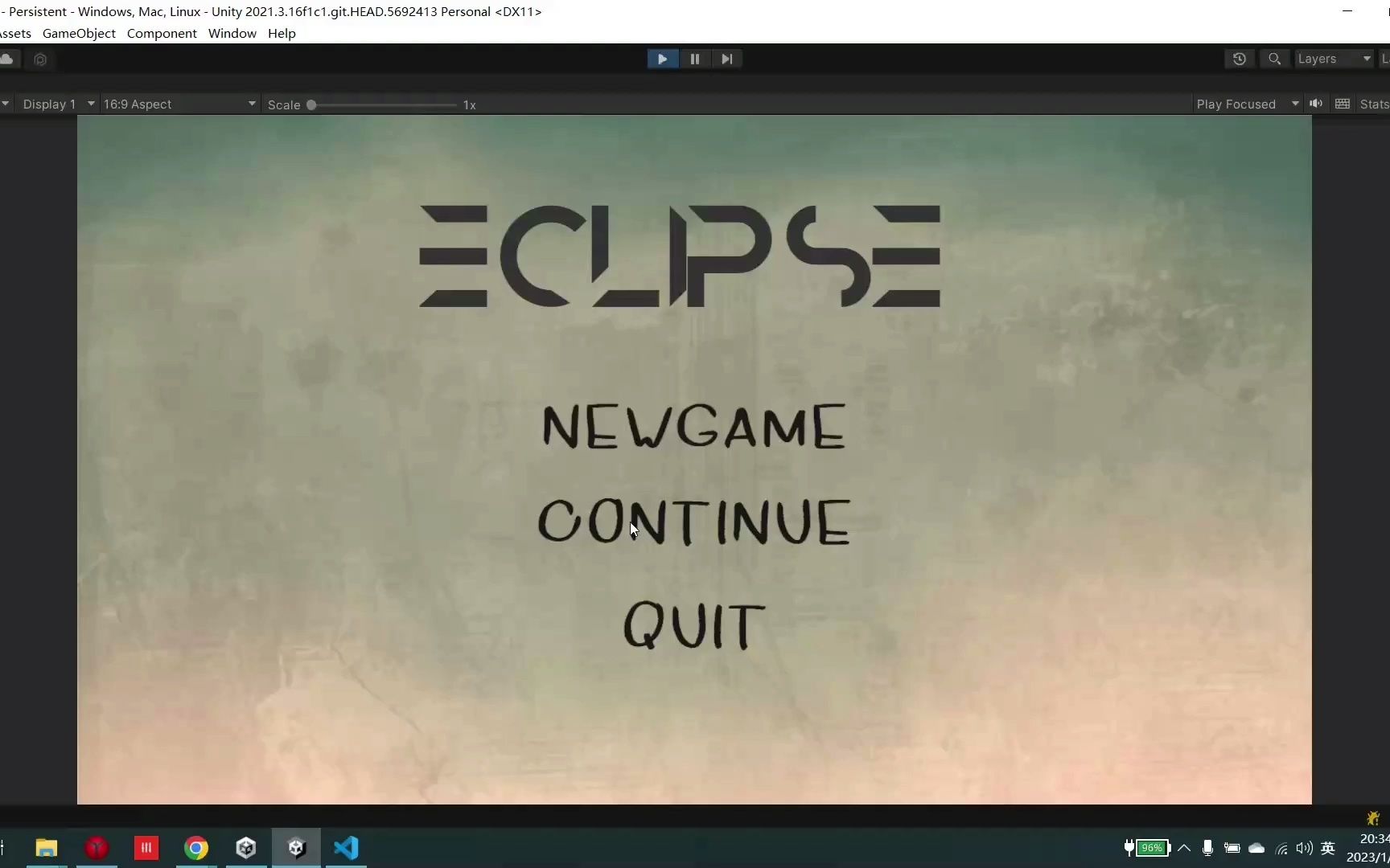 Unity3D--ECLIPSE--解密类游戏设计开发DEMO