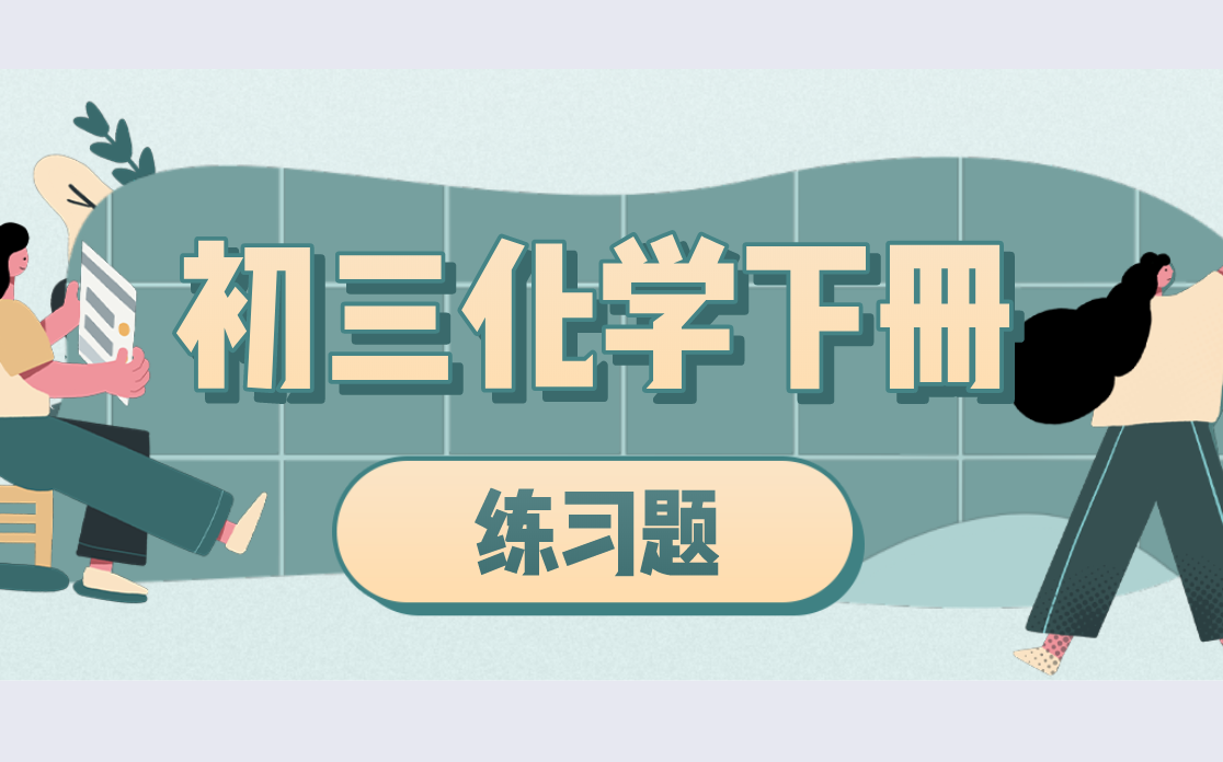 初三化学下册-练习题专题
