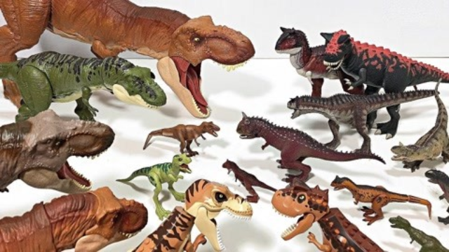 侏罗纪霸王龙 彩色恐龙模型玩具介绍 赶快来看看吧
