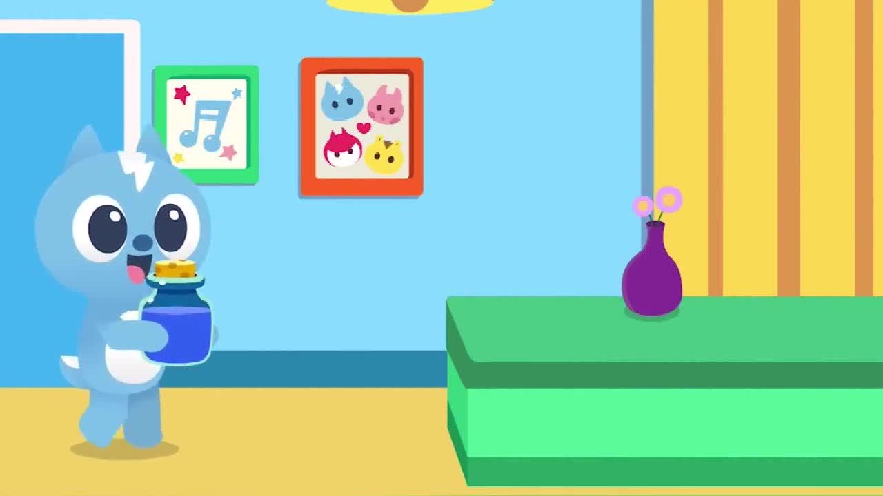 弗特用橡皮泥捏动物,熊和小猪傻傻分不清