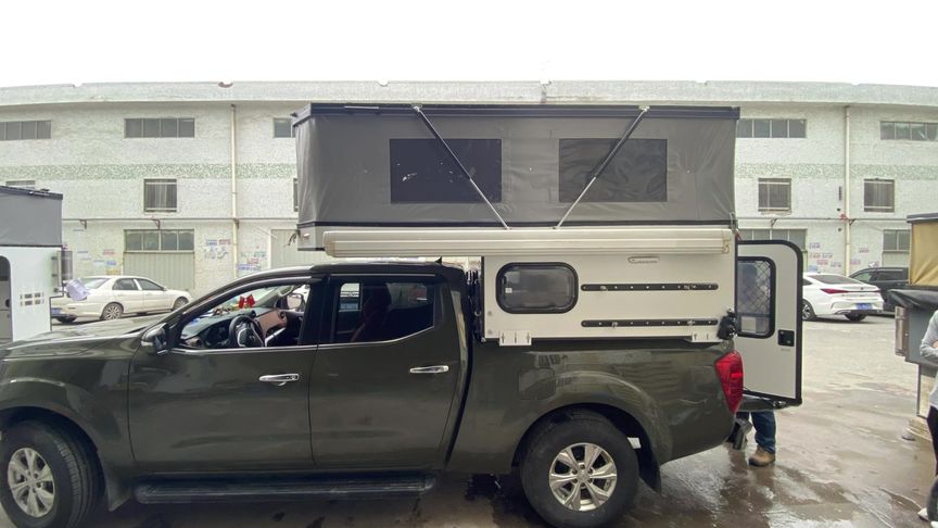 锐骐6背驮房箱#热门 #皮卡改装 #皮卡房车 #背驮房箱 #皮卡