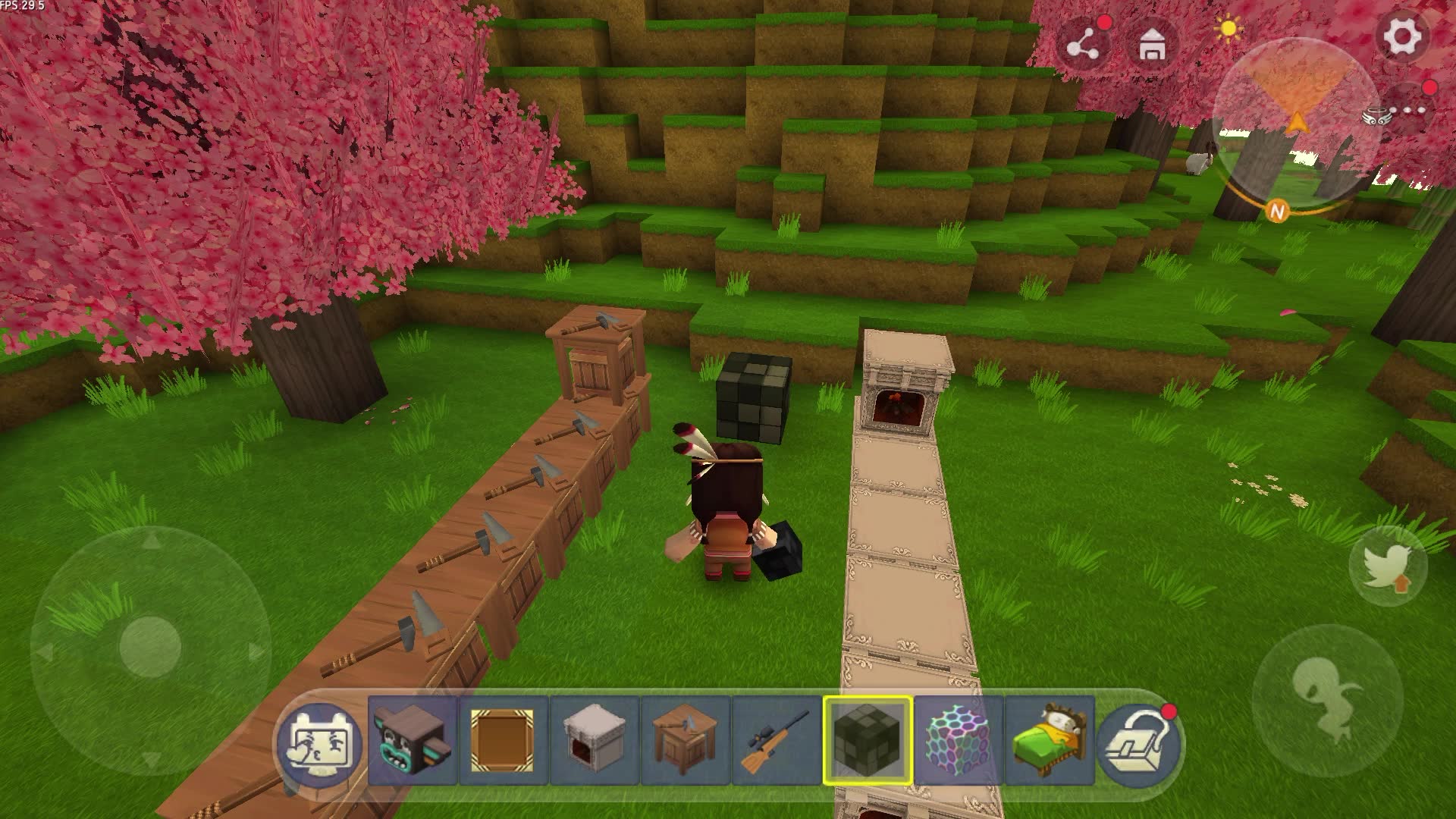 迷你世界:骚哥教你野外生存,躲藏秘诀大法,保管野人找不到