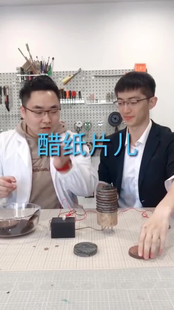 这些年吃的醋终于派上用场了! 醋 电池 物理实验