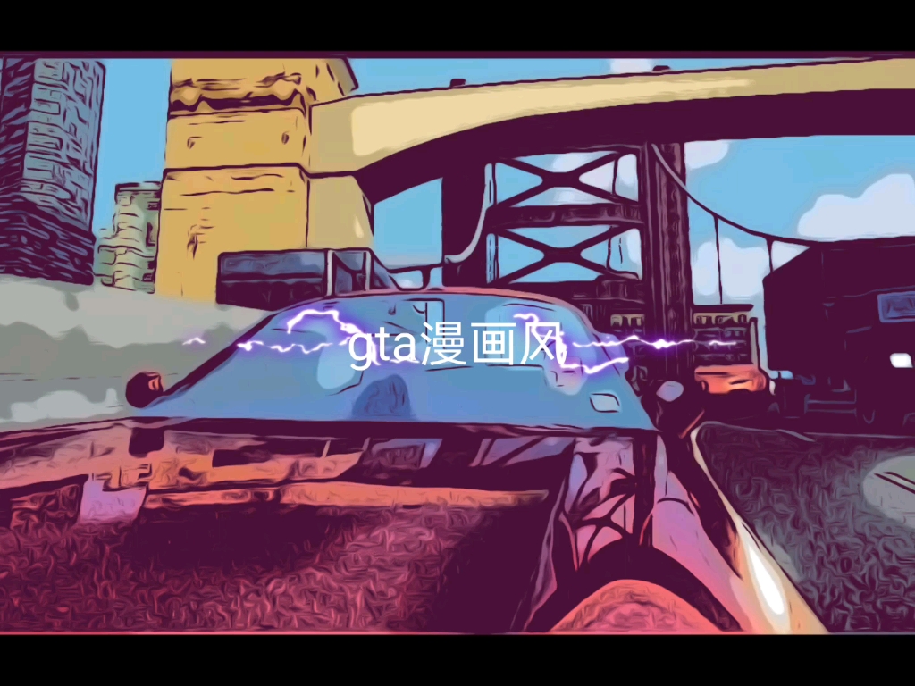 当R星公开的gta三部曲switch画质被换成了漫画的形式,就很派大星(...