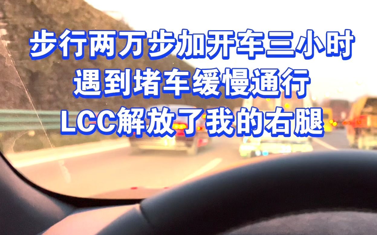 【极氪001】拥堵路段LCC跟车实况