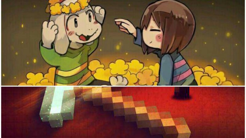 用frisk在我的世界里玩UT。